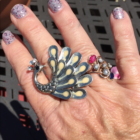 Vintage | Jewelry | Vintage Peacock Ring | Poshmark